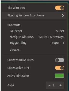 Pop!_OS のレビュー②[Auto-Tiling With Pop Shell]の使用感 - meotoblog